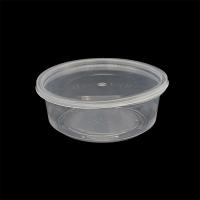 China 8 Inch Eco Friendly PP Deli Container Transparent Blister Bowl For Small Takeout Meals for sale