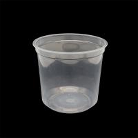 China Multi Purpose Disposable Plastic Drinking Cups Round Shape Plastic Deli Container for sale