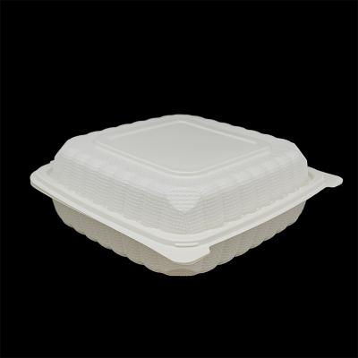China Custom Printed MFPP Hinged Container Food Box For Snack Fruit Vegetable for sale