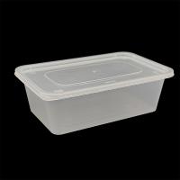 China Rectangular Plastic Storage Containers Stackable Takeaway PP Lunch Box With Lids for sale