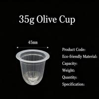 China Food Grade PP Packaging Cup 35g Plastic Sauce Dessert Container For Hot Cold Food for sale