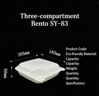 China Food Grade 3 Compartment PP Food Container Leak Proof Takeout Box for sale