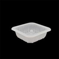 China Square Heavy Duty PP Plastic Container Disposable Meal Tray Box For Food Packaging for sale