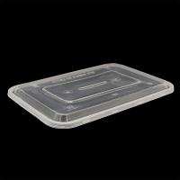China Transparent Color PP Food Container Lid Disposable Takeaway Box Lid OEM Size for sale