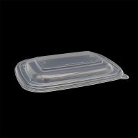 China Lightweight Plastic Lid Disposable PP Food Container Lid For Takeaway Meal Box for sale