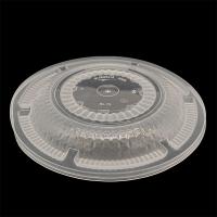 China 216mm Disposable Plastic Lid Round Microwave Safe Takeaway Food Container Lid for sale
