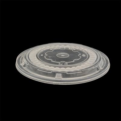 China 18mm Disposable PP Food Container Lid Textured Plastic Bowl Lid OEM ODM for sale
