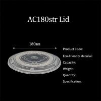 China 18mm Disposable PP Food Container Lid Textured Plastic Bowl Lid OEM ODM for sale