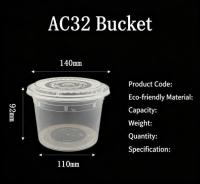 China OEM ODM Disposable PP Food Containers Clear Food Tub Takeaway With Lid for sale