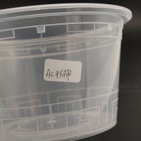 China Clear Design Food Grade PP Food Bucket With Lid Takeaway Food Container OEM for sale