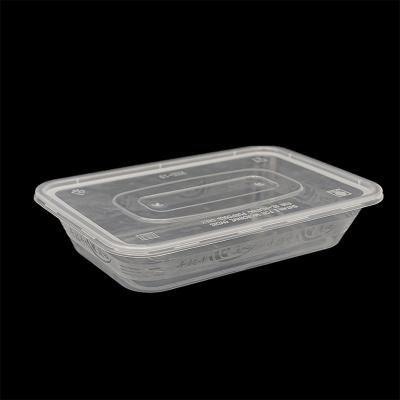 China Low Profile Structure PP Square Plastic Containers Food Storage Customized Size for sale