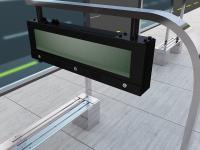 China En12966 LED Passenger Information Displays P3 P8 P10 For Bus Station for sale