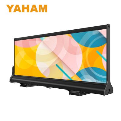 China Outdoor Taxi Roof LED Display Double Side 4G Wifi P2.5 Car Roof Advertising Sign for sale