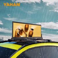 China SMD Taxi Roof LED Display 5000cd/Sqm P2.5 Full Color Car Roof Advertising Sign for sale