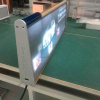 China Double Side WIFI Taxi Roof LED Display 4G Remote Control Outdoor Guide for sale