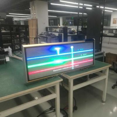 China Wifi 3G 4G Car Roof Advertising Sign Outdoor RGB Full Color P2.5 Taxi Top LED Display for sale