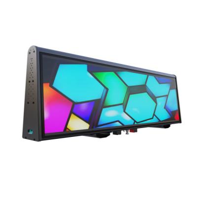 China Outdoor Taxi Roof LED Display Advertising Sign P2.5 Double Sided 240×320mm for sale