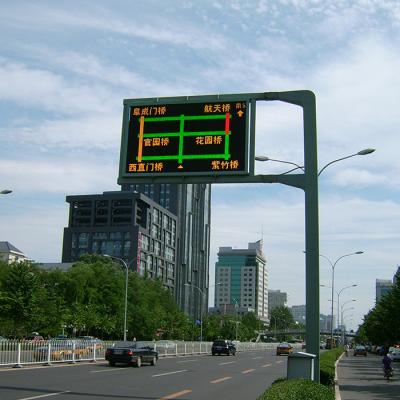 China Road Safety Motorway VMS Signs 12 - 24v / 220v EN12966 LED VMS Sign for sale