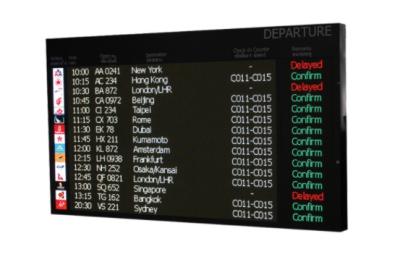 China EN12966 VMS LED Passenger Information Displays P3 P4 P6 P8 P10mm for sale