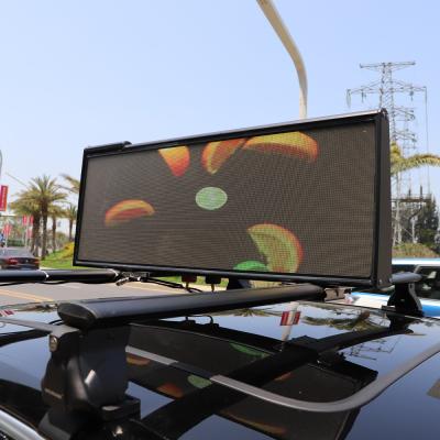 China Outdoor P2.5 P3.33 LED Taxi Sign Screens Wifi USB 3G 4G Control for sale