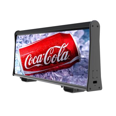 China Max 250W Avg 150W Taxi Roof LED Display Double Sides Vehicle Sign for sale