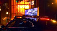 China 1010*399*109mm Taxi Top Advertising Signs Digital LED Screen for sale