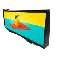 China 960*320mm 4500nits taxi top digital advertising P2.5 Outdoor Display for sale