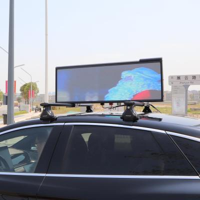 China HD Outdoor 4500nits Car Roof Advertising Signs Energy Saving for sale