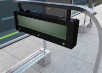 China P8 P10 P12 LED Passenger Information Display RGB 68.7 Billion Color for sale