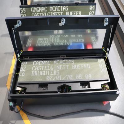China 7000Nits LED Passenger Information Screen Digital Traffic Message Sign for sale