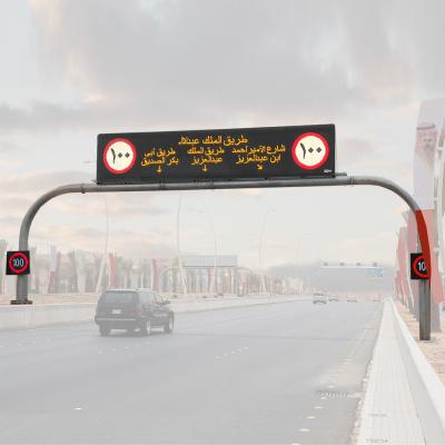 China IP56 Dynamic Message Board Road Speed Limit Warning Customized Logo for sale
