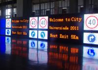 China 12V 24V DC Motorway VMS Signs Outdoor Full Color LED Traffic Display for sale