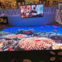China P6.25 P4.81 Interactive LED Floor Panels Flexible Sensitive Video for sale
