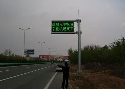 China LED RGB EN12966 NTCIP Highway Electronic Signs VMS Warning Board for sale