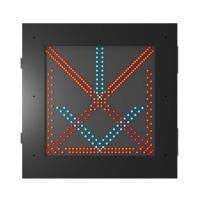 China Custom Temporary P16mm LED Traffic Signs Road Safety Attention Stand for sale