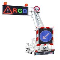 China P10 P12 P16 VMS Trailer Signs Full Color LED Display Screen for sale