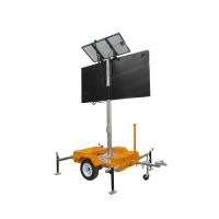 China Trailer Mounted Portable VMS Signs LED Changeable Message Signs for sale