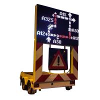 China DC 12V 24V VMS Trailer Signs Advertising Mobile LED Billboard for sale