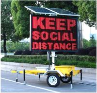 China P16mm P31mm VMS Trailer Signs Digital Truck LED Display Screen for sale