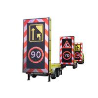 China P10 P25 trailer mounted lED screen Mobile Advertising Billboard for sale