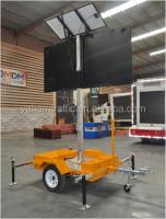 China Programmable P16 VMS Trailer Signs Boards Traffic Control Display for sale