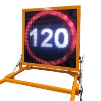 China Solar LED Portable Variable Message Signs trailer mounted boards for sale