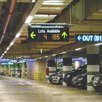 China High Brightness EN12966 P12 Full Color LED Display For Parking Lot for sale