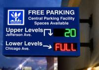 China High Brightness EN12966 P12 Full Color LED Display For Parking Lot for sale