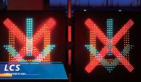 China DIP LED Red Cross Green Arrow Sign Stop Go Roadway Indicator Signal for sale