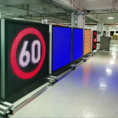 China Matrix Screen EN12966 NTCIP LED VMS Signs Traffic Dynamic Message Board for sale
