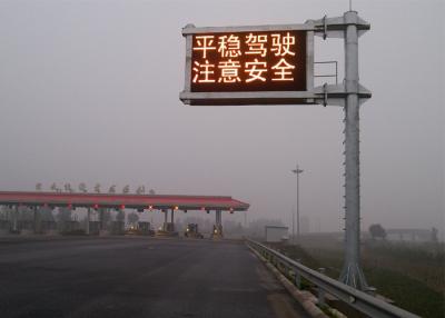 China Smart City Radar Based 20mm LED VMS Signs Electronic Messaging Board for sale