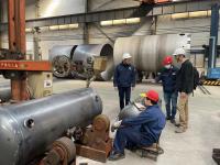China ASME CE Oxygen Compressor 100L Welding Annealing for sale