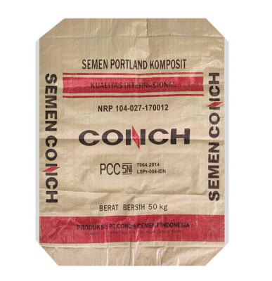 China Oil Proof PP Woven Cement Bags Grain 40-250gsm Polypropylene for sale