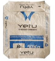 China 50kg PP Valve Bags Sand 300mm Printed Woven Polypropylene Sacks for sale
